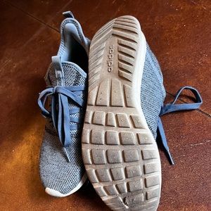 adidas | Shoes | Adidas Cloudfoam Greypurple Sneakers | Poshmark